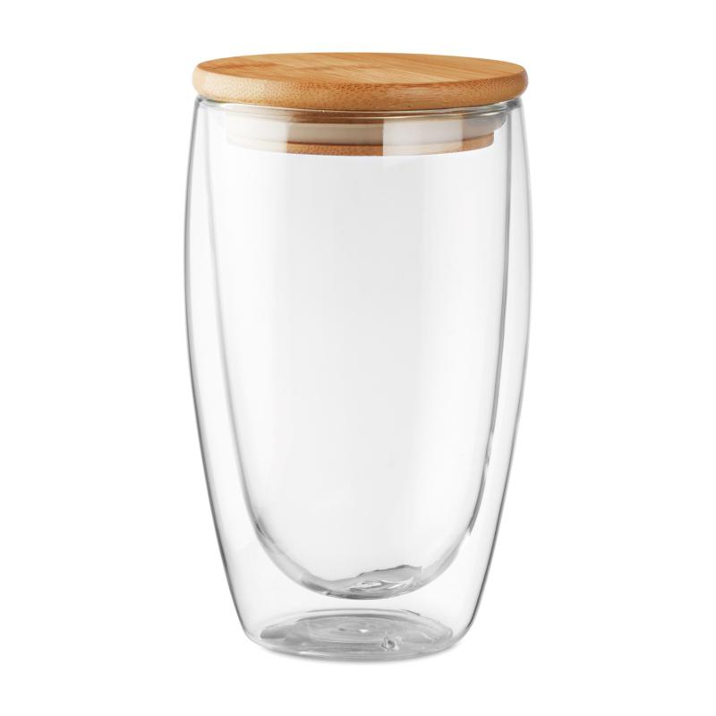 Bicchiere in doppio vetro 450 ml | Sistampichipuo.it