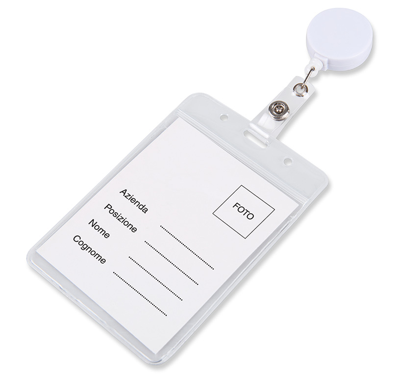 porta badge, porta badge estensibile